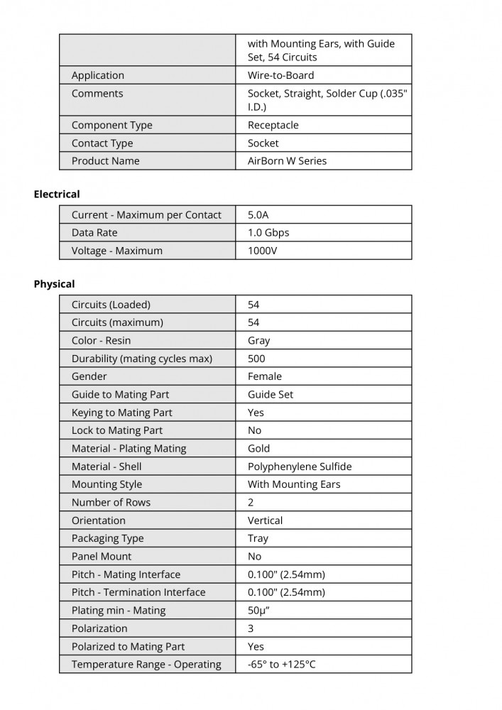 WTB54SACSY-3 technical document image 2