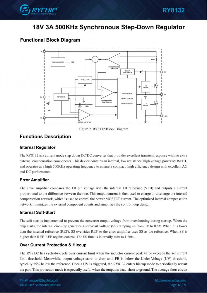 RY8132 datasheet page 6