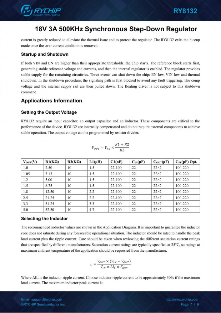 RY8132 datasheet page 7
