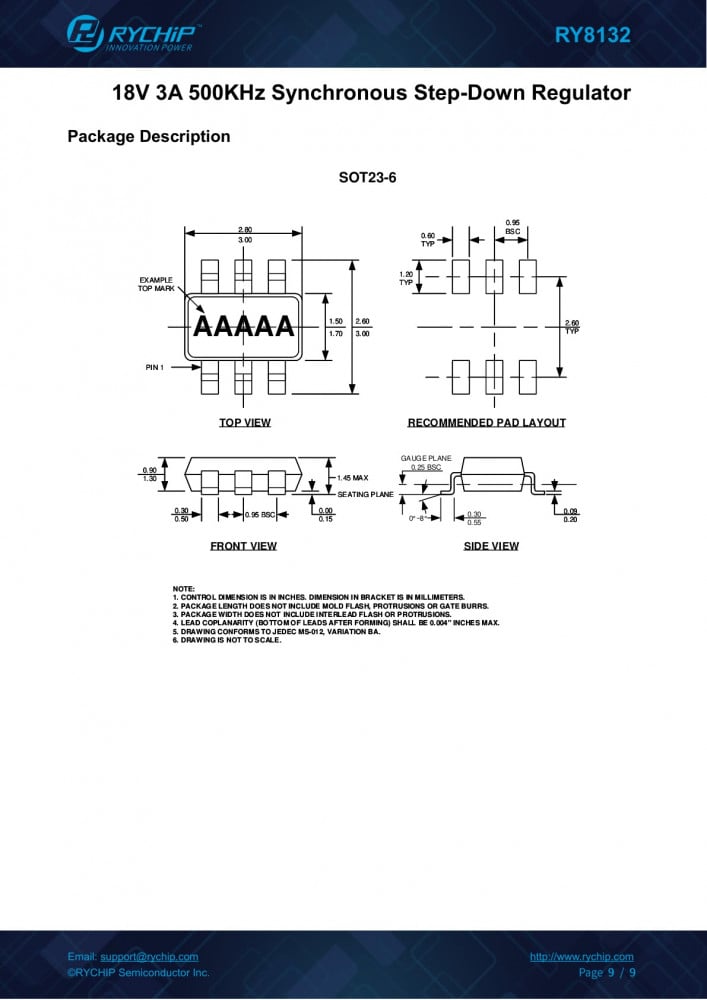 RY8132 datasheet page 9