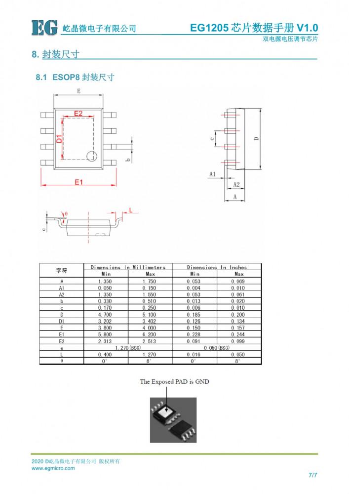 EG1205 datasheet page 10