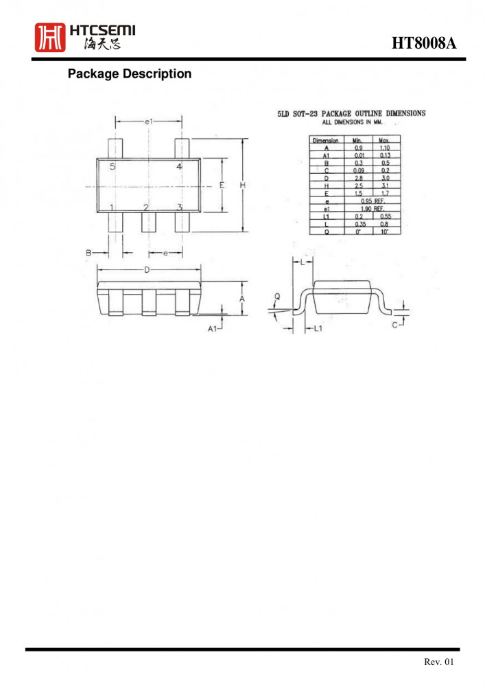 HT8008ARTZ datasheet page 8
