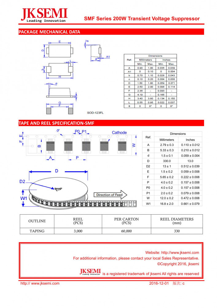 JKSEMI SMF36CA datasheet page 4