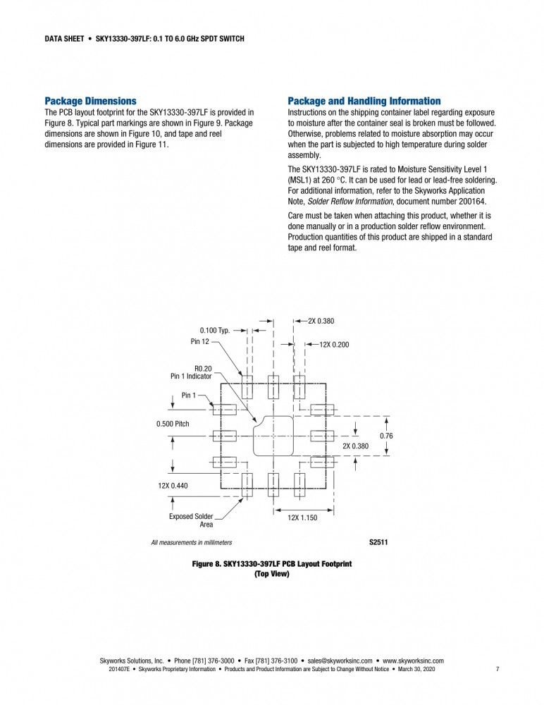 SKY13330-397LF datasheet page 7