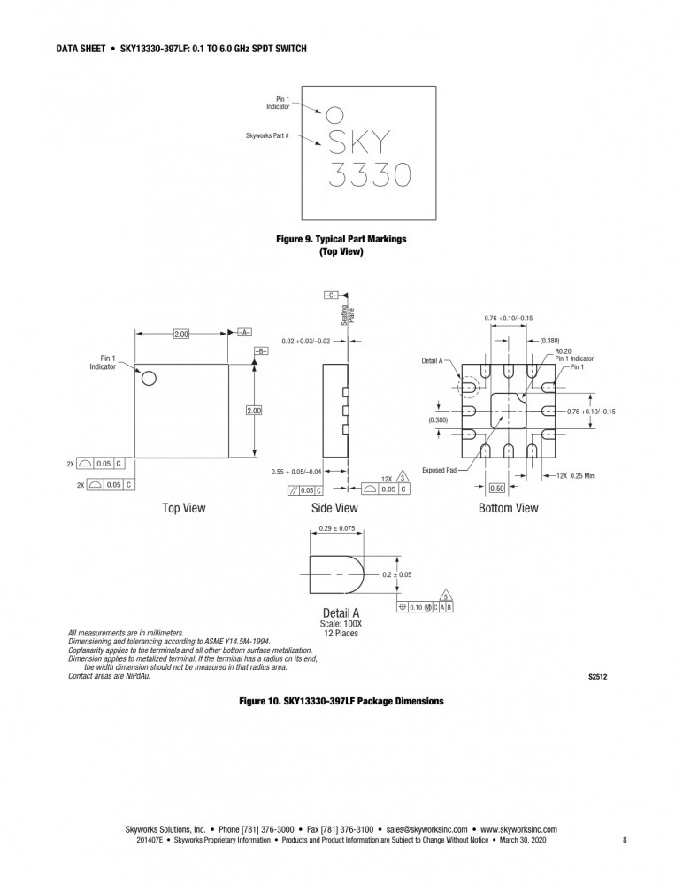 SKY13330-397LF datasheet page 8
