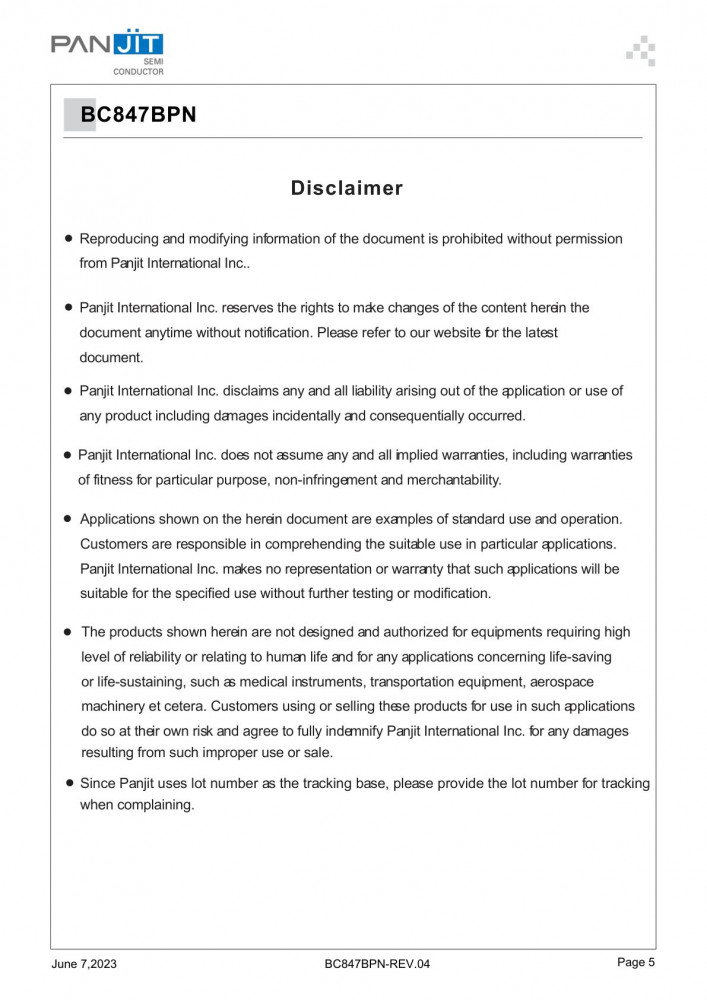 BC847BPN datasheet page 5