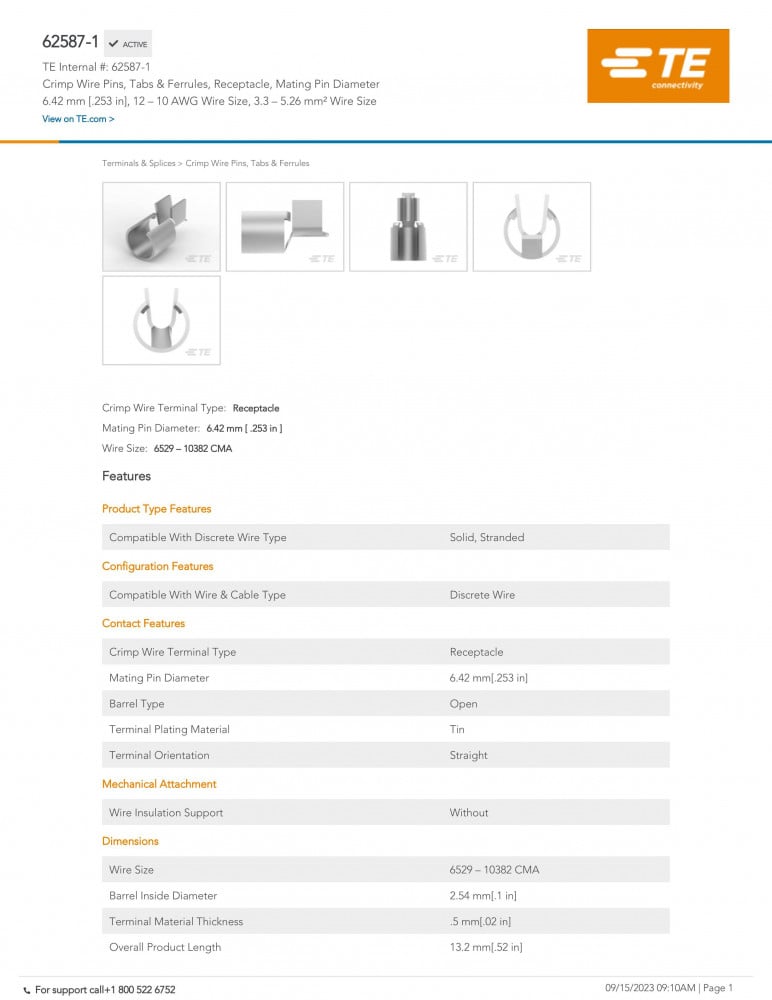 62587-1 technical document page 1