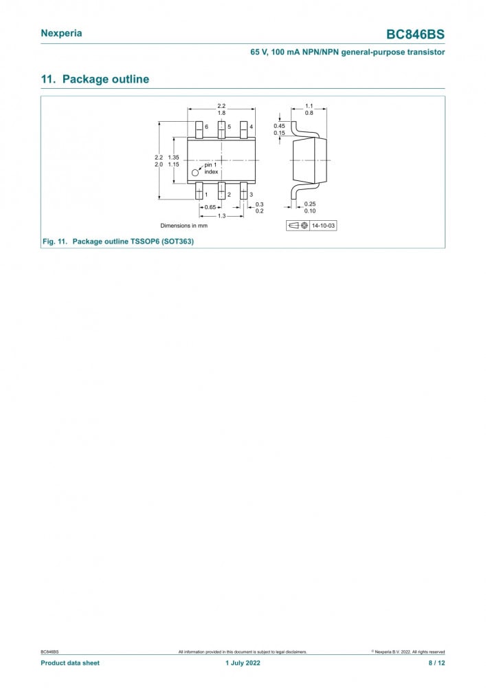 BC846BS datasheet page 8