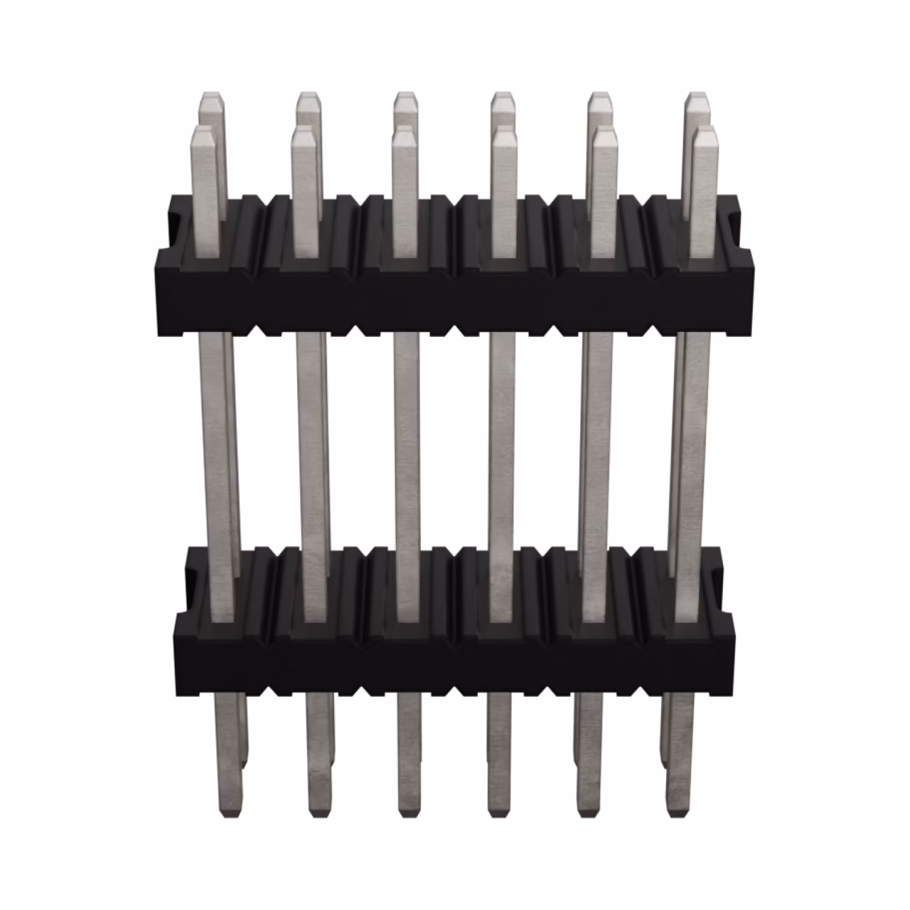 Milli-Grid Header, Dual Row, Dual Body, Through Hole, Vertical, 12 Circuits, 2.50µm Tin (Sn) Selective Plating, 10.00mm Stacking Height, Pocket Tray, Lead-Free for sale