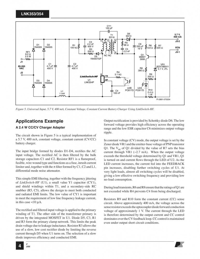 LNK354GN-TL datasheet page 4
