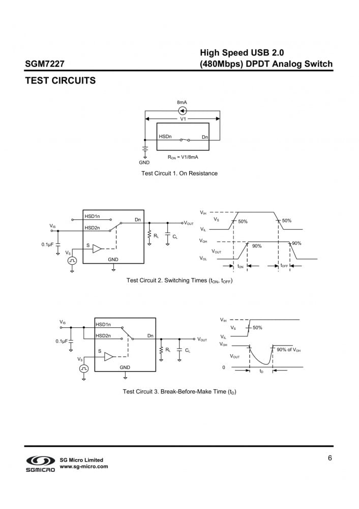 SGM7227 datasheet page 6