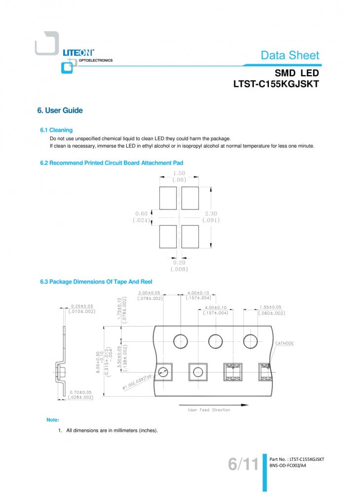 LTST-C155KGJSKT datasheet page 7