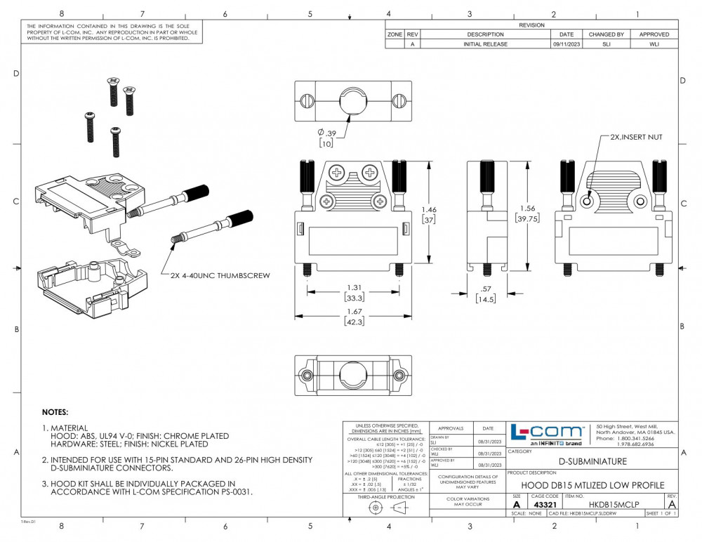 HKDB15MCLP technical document preview