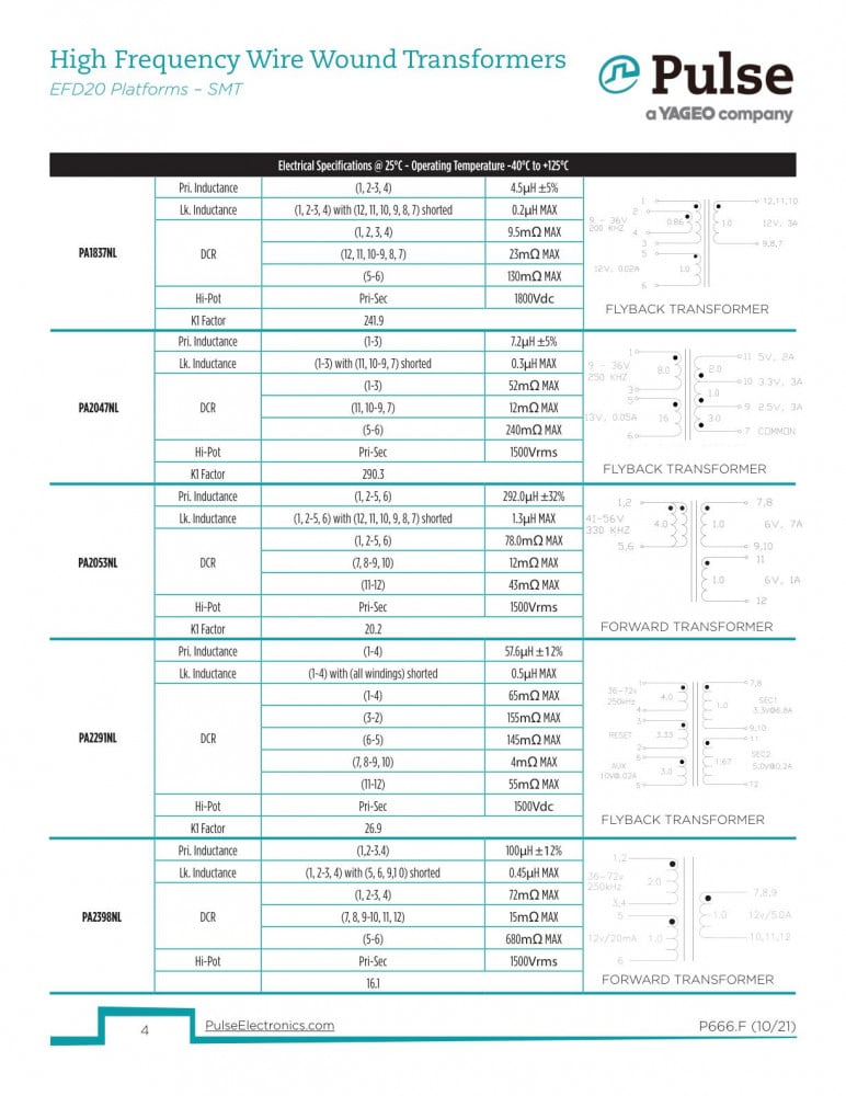 PA2053NLT technical document page 4