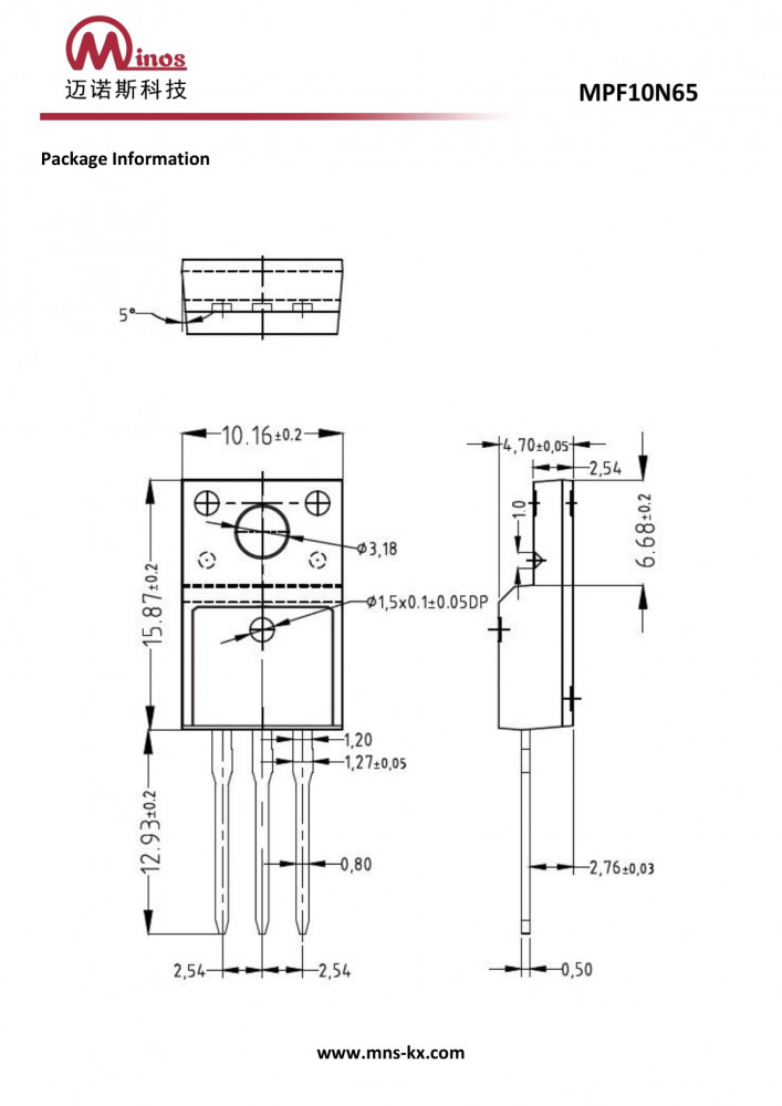 MPF10N65 datasheet page 6