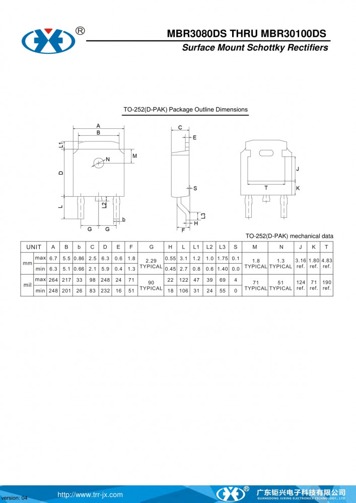 MBR30100DS datasheet page 3