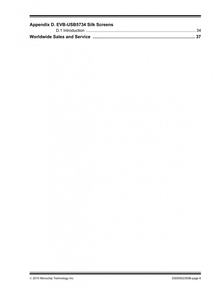 EVB-USB5734 User's Guide page 6