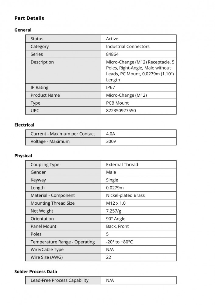 MOLEX 848649003 product document image 2