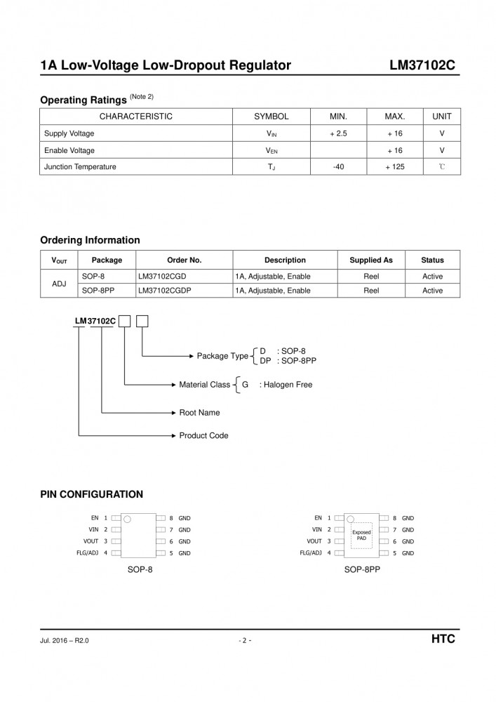LM37102C datasheet page 2