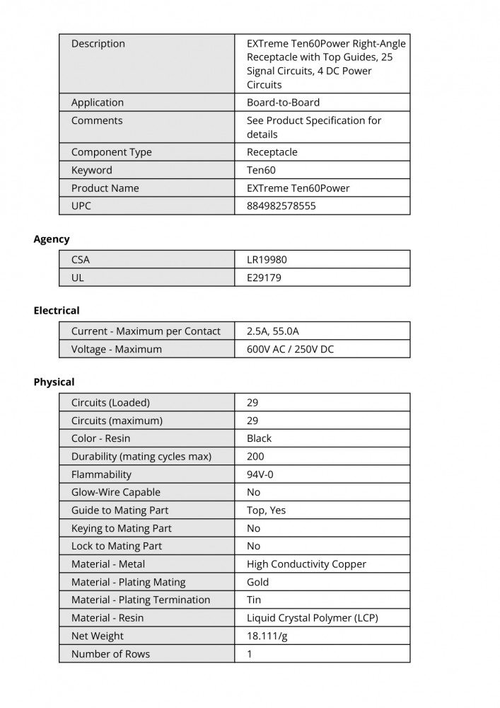 MOLEX 464363104 product document image, page 2