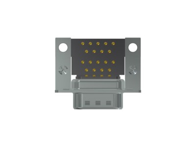 D-SUB Dual Port • Dual port 9-pos. / 9-pos. • Dual port plug upper / Plug bottom • Solder pin angled .750