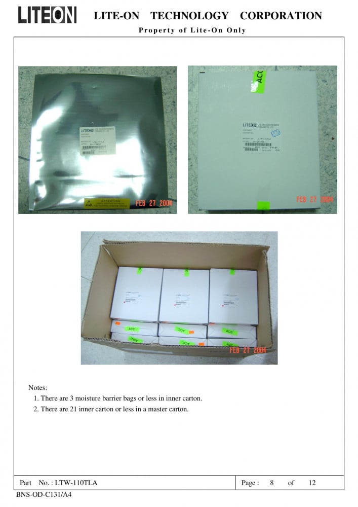 LTW-110TLA datasheet page 9