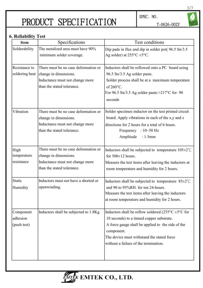 LSF1008-R12J-T product specification page 4