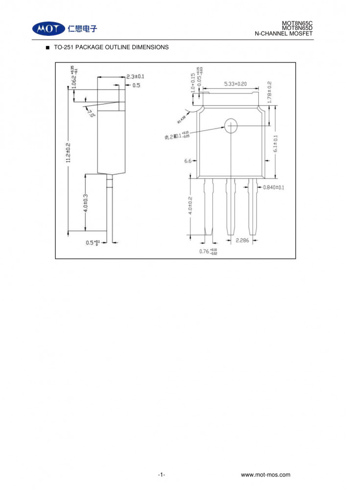 MOT8N65C datasheet page 7