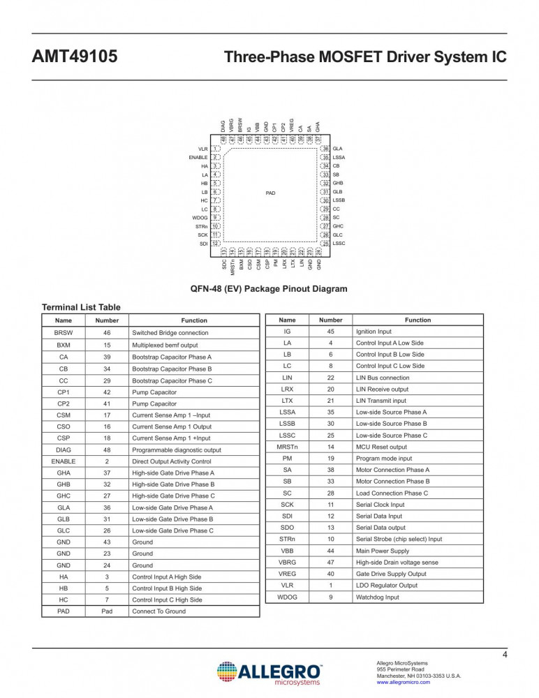 AMT49105KEVTR-J datasheet page 4
