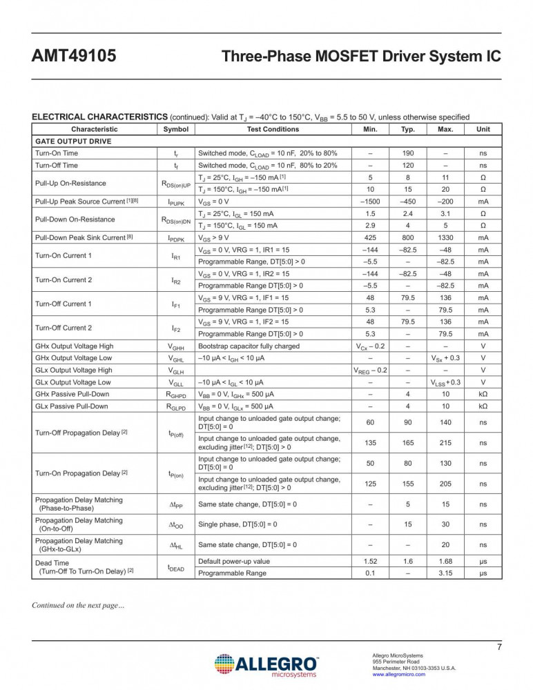 AMT49105KEVTR-J datasheet page 7