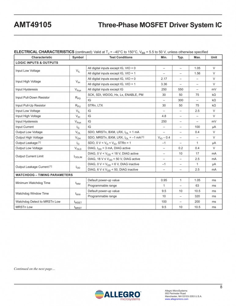 AMT49105KEVTR-J datasheet page 8