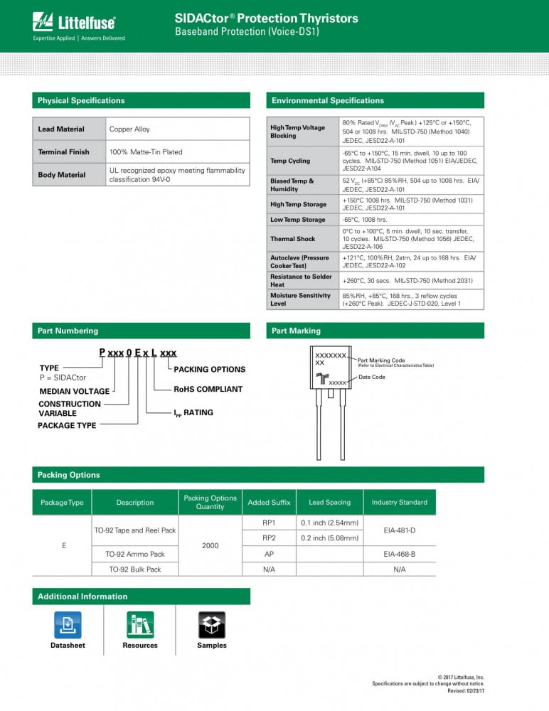P2600ECL datasheet page 4