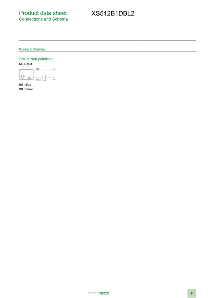 XS512B1DBL2 technical document page 5