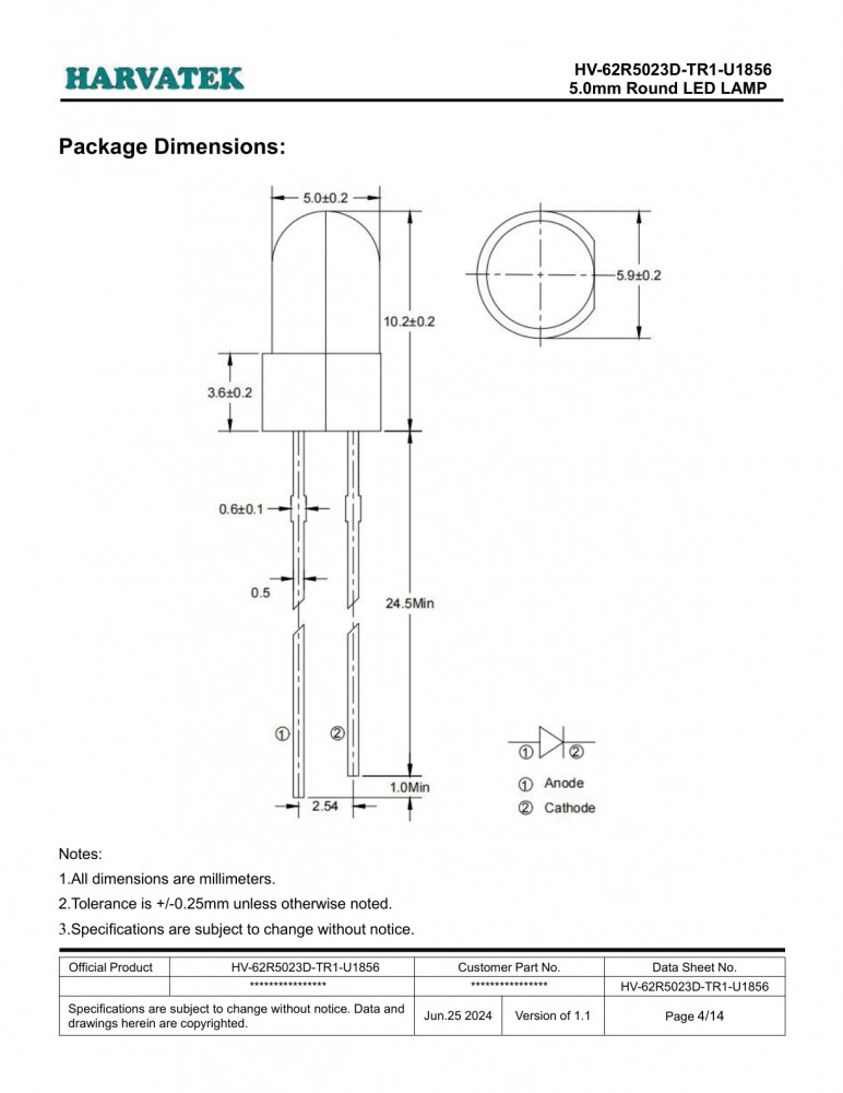 HV-62R5023D-TR1-U1856 datasheet page 4