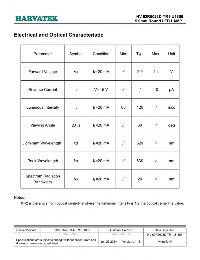 HV-62R5023D-TR1-U1856 datasheet page 6