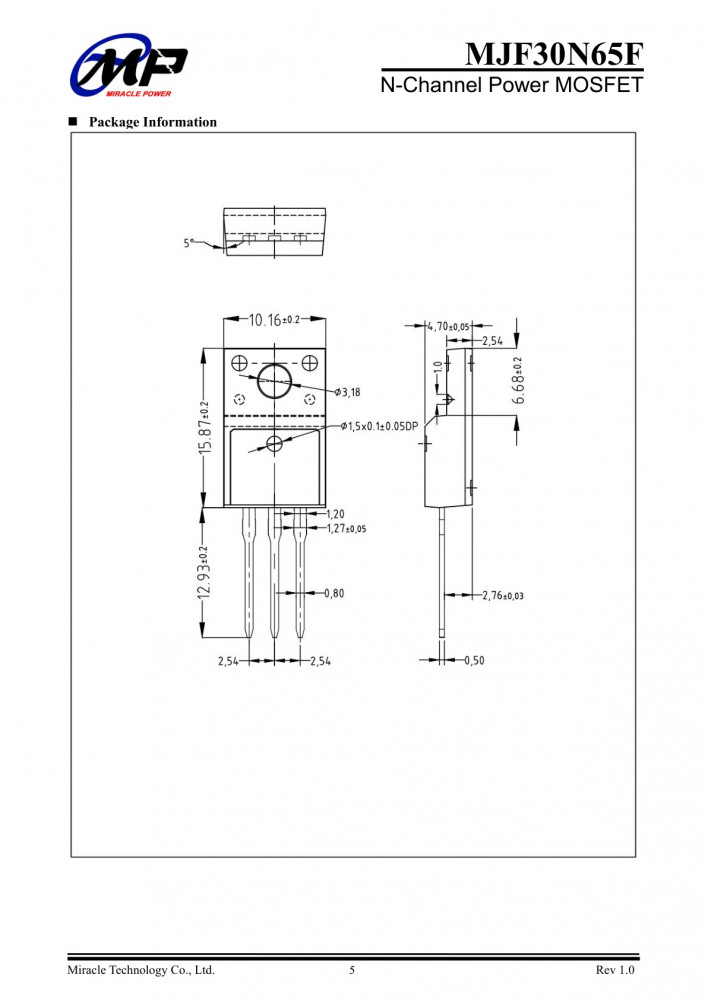MJF30N65F datasheet page 5