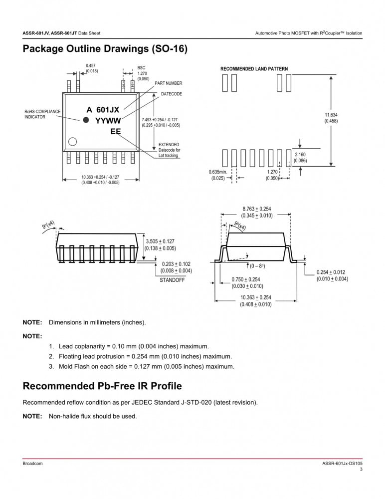 ASSR-601JV datasheet page 3