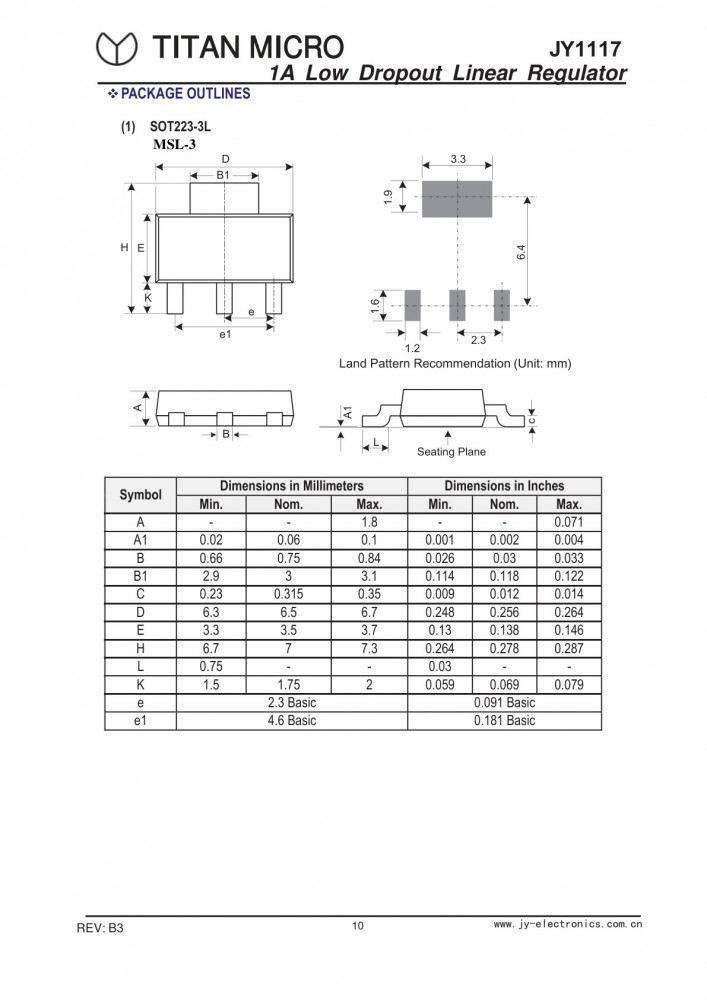 JY1117 datasheet page 10