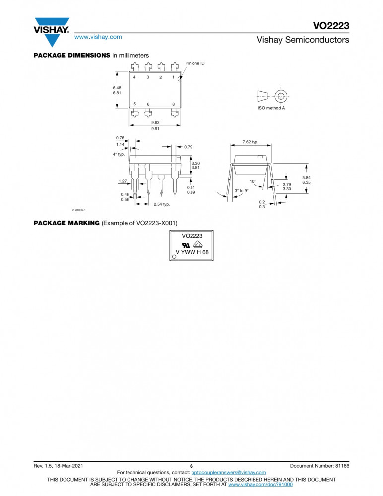 VO2223 datasheet page 6