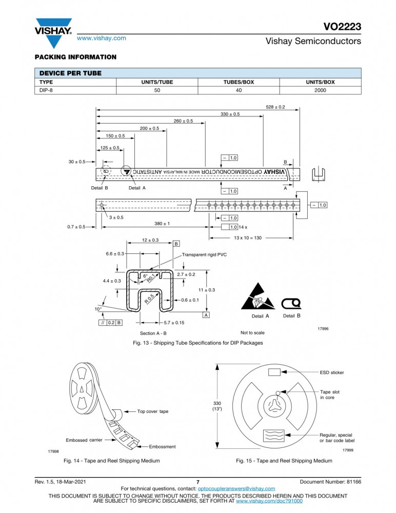 VO2223 datasheet page 7