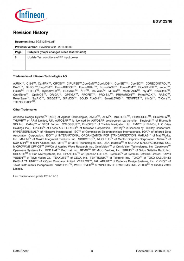 BGS12SN6 datasheet page 3