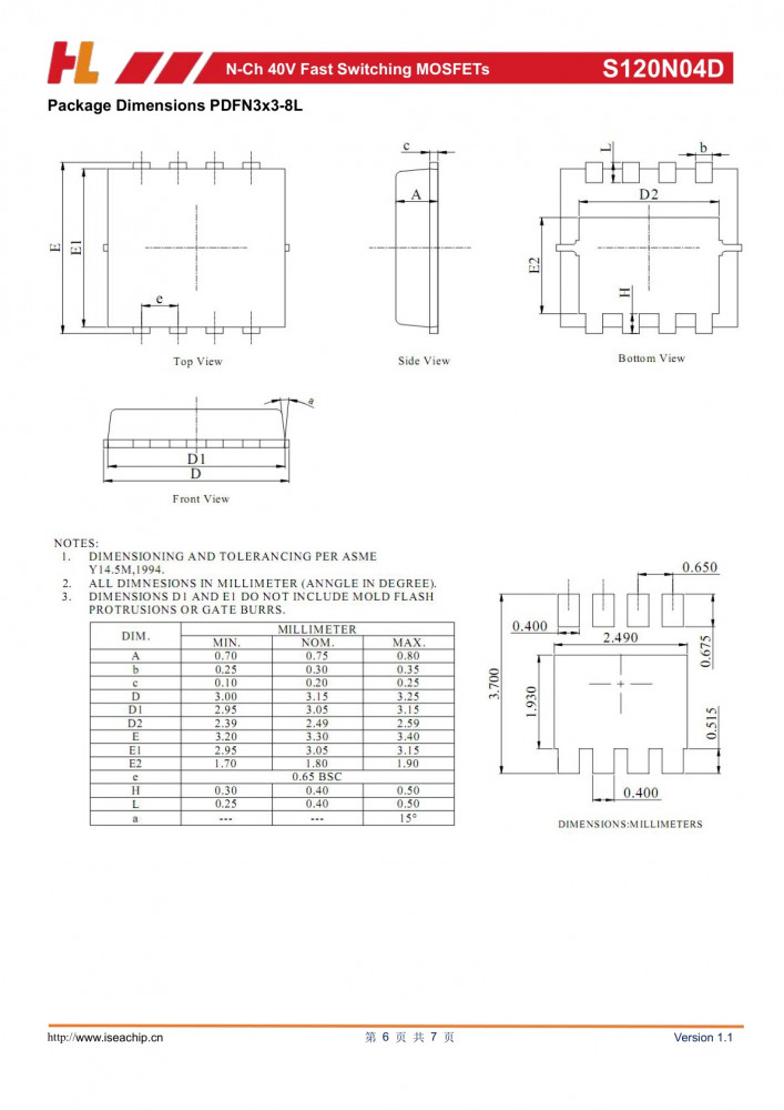 S120N04D datasheet page 6