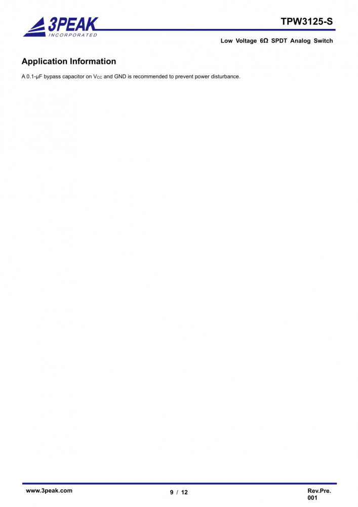 TPW3125 datasheet page 9