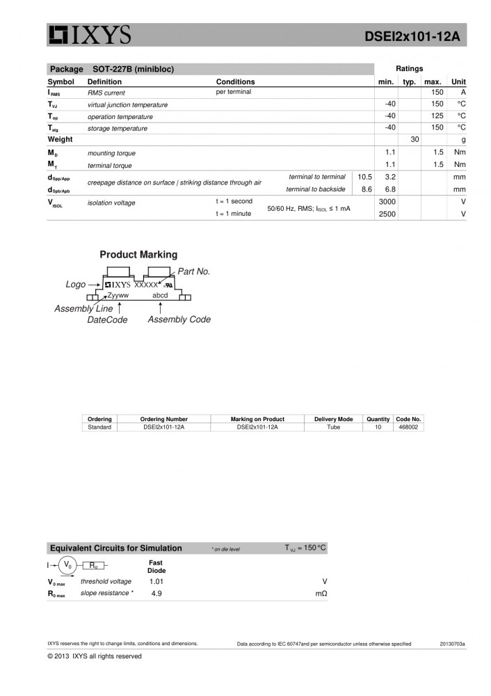 DSEI2X101-12A datasheet page 3
