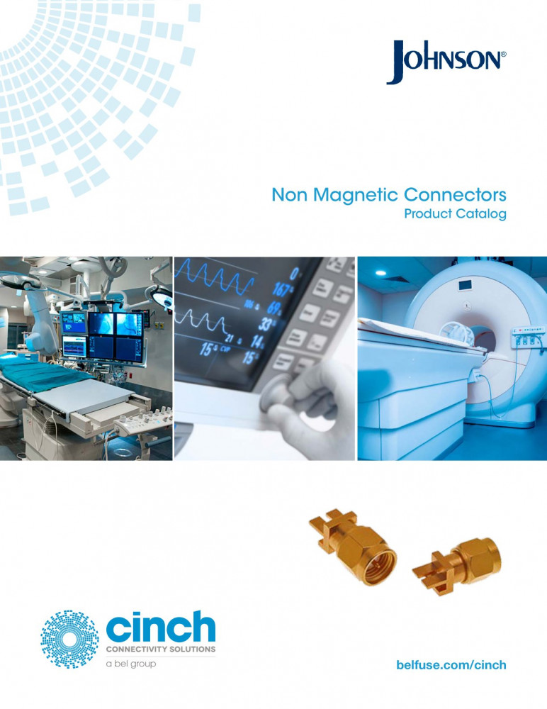 Johnson non-magnetic connector catalog page 1