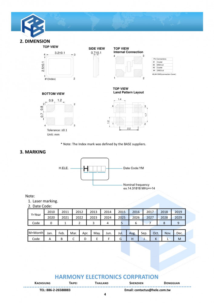 HELE X3Z01474ADK1H-U datasheet page 5