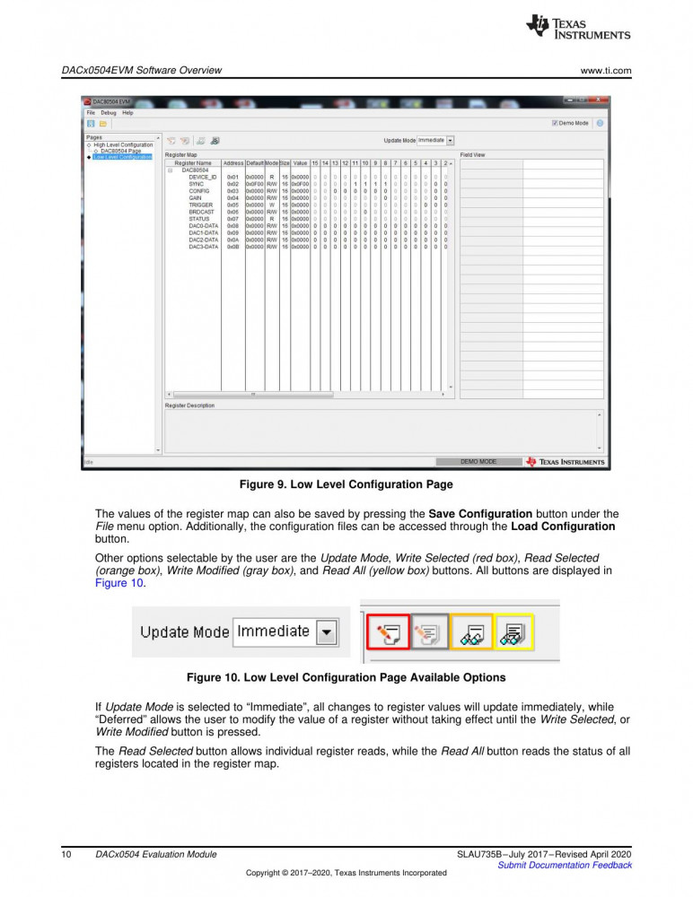 DAC80504EVM document page 10