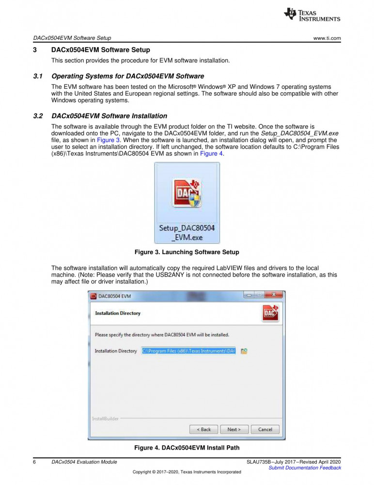 DAC80504EVM document page 6