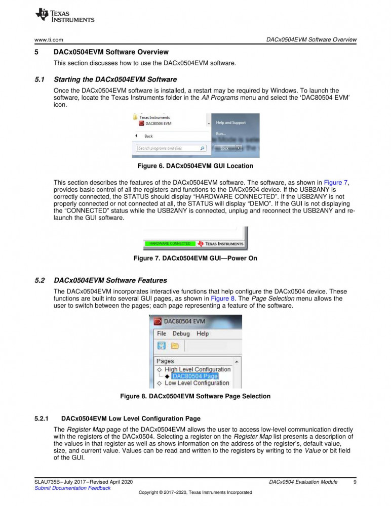 DAC80504EVM document page 9