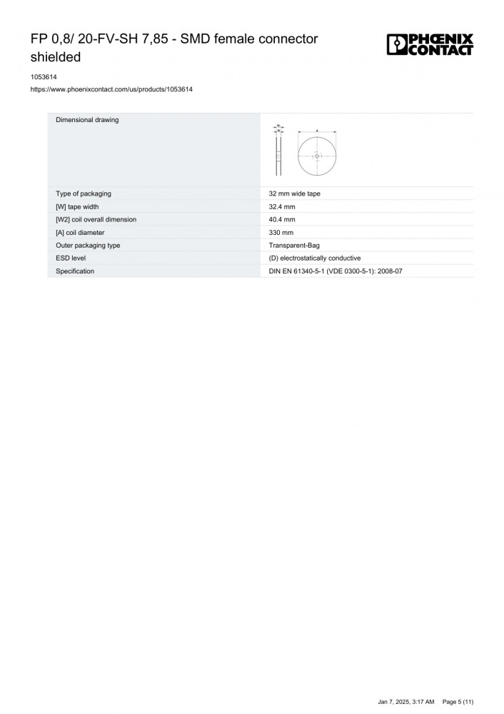 Phoenix Contact 1053614 technical document page 5